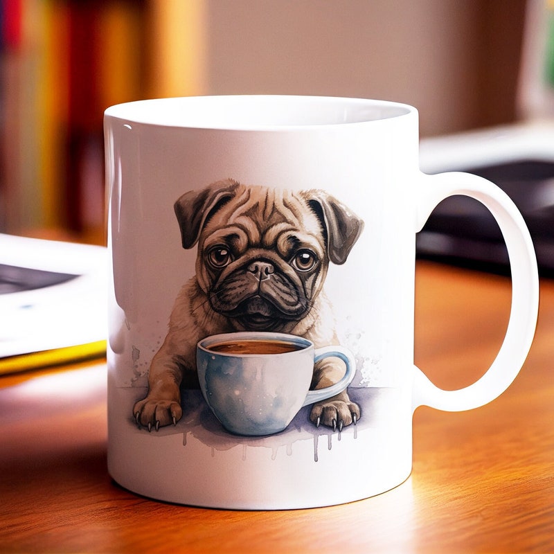 Pug Mugs - Etsy