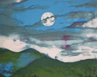 Moon Scape Painting - Etsy