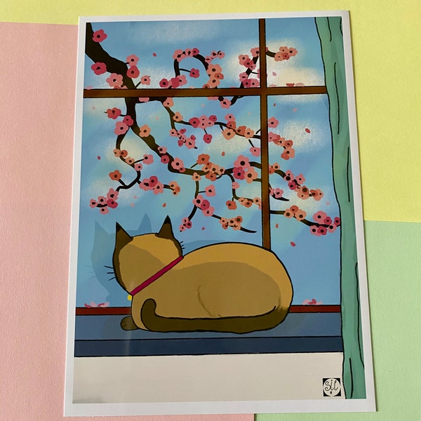 Sakura Cat Collection - Etsy