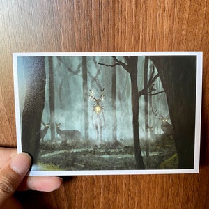 Wendigo Illustration, Monster, Skinwalker Print, Monsters of the Woods ...