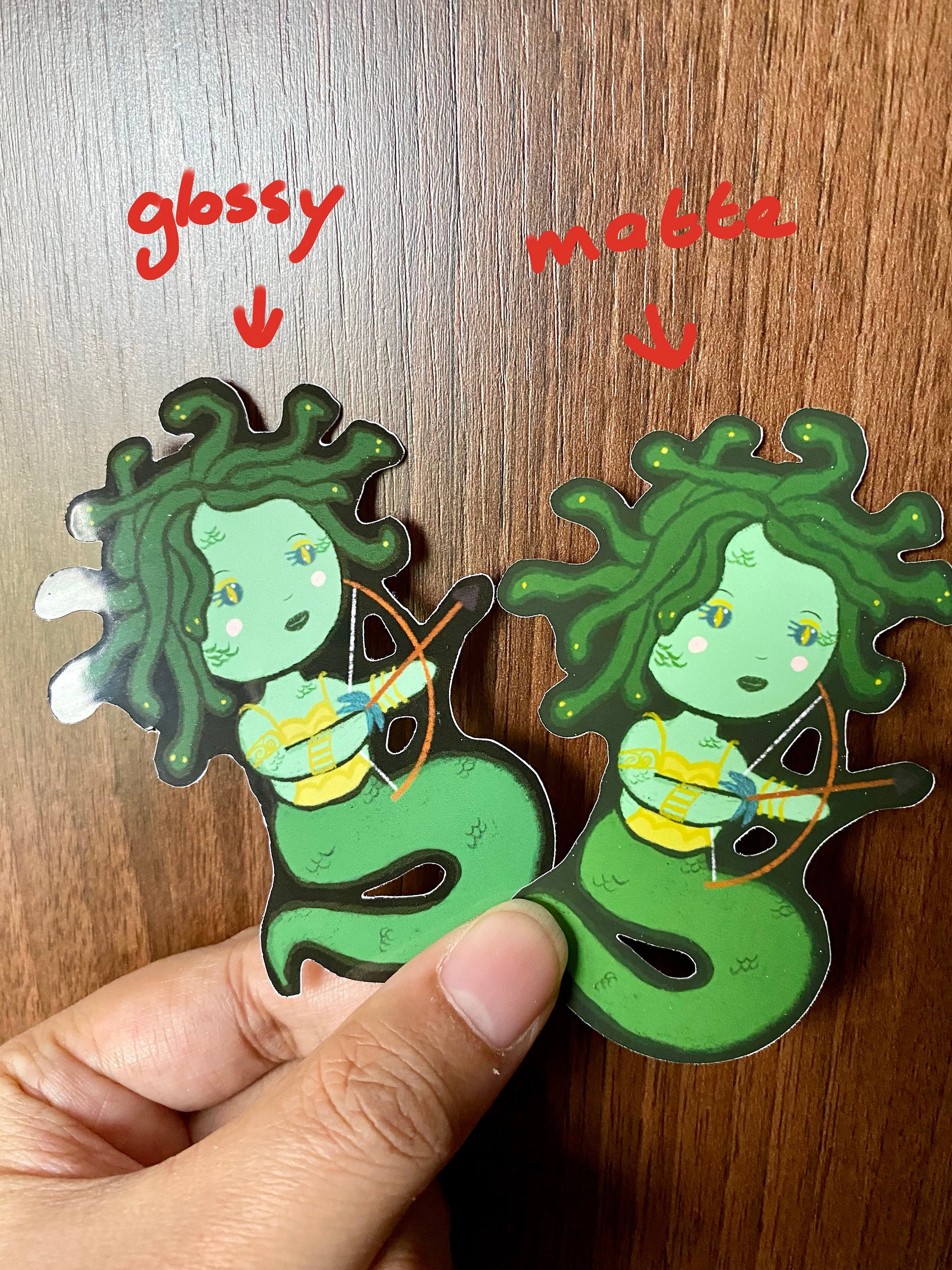 Medusa Sticker Medusa Monster Vinyl Stickers for Laptop | Etsy