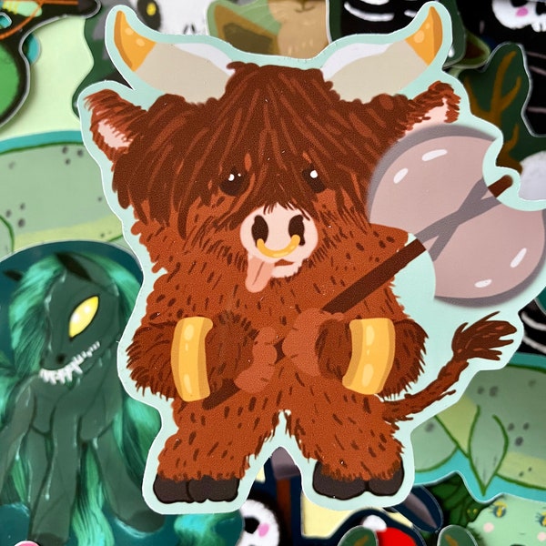 Minotaur Stickers - Etsy