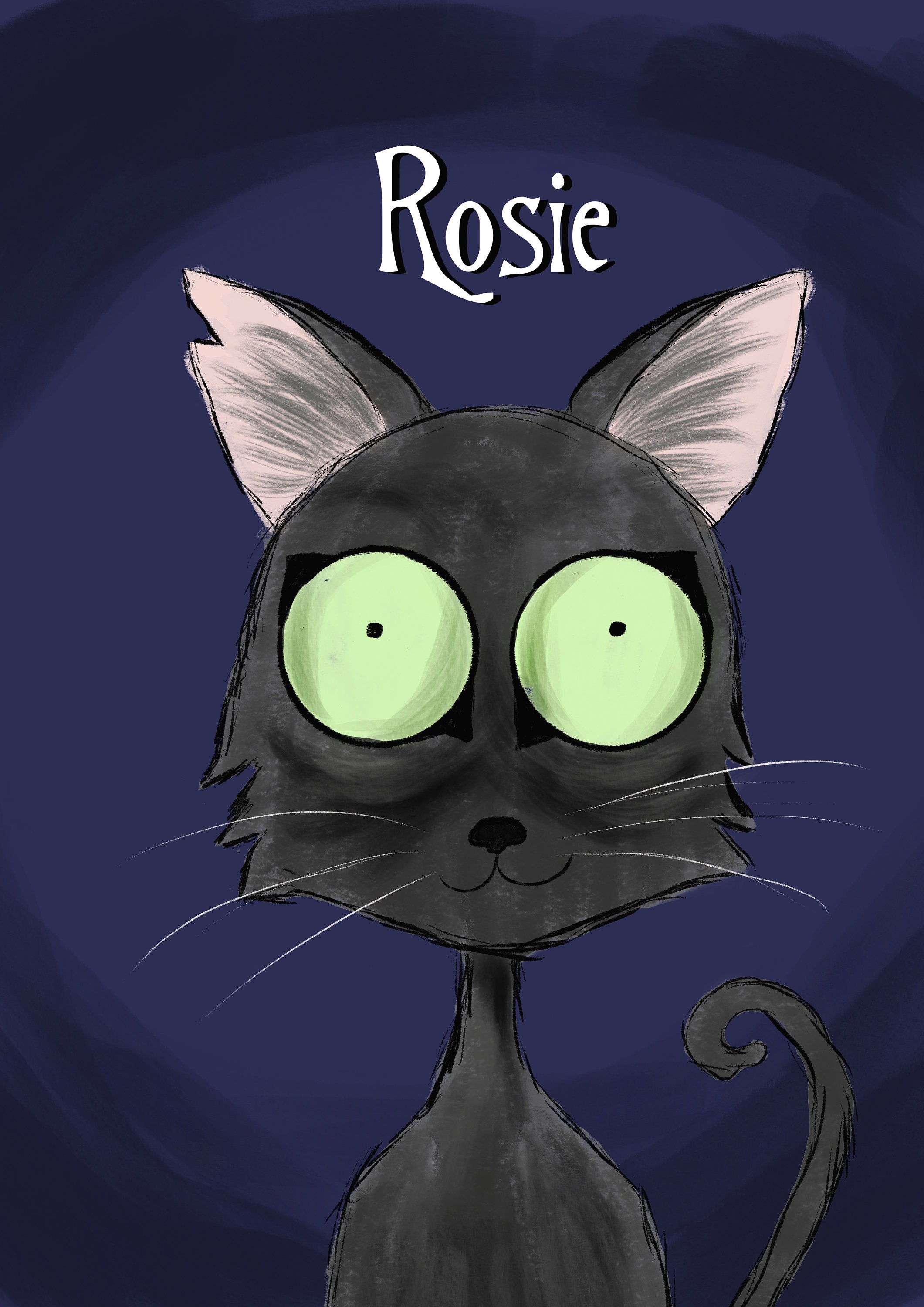 Tim Burton Style Custom Pet Portraits, Nightmare Before Christmas Pet ...