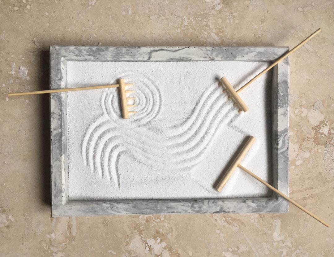Zen Garden and Rake Set - Etsy