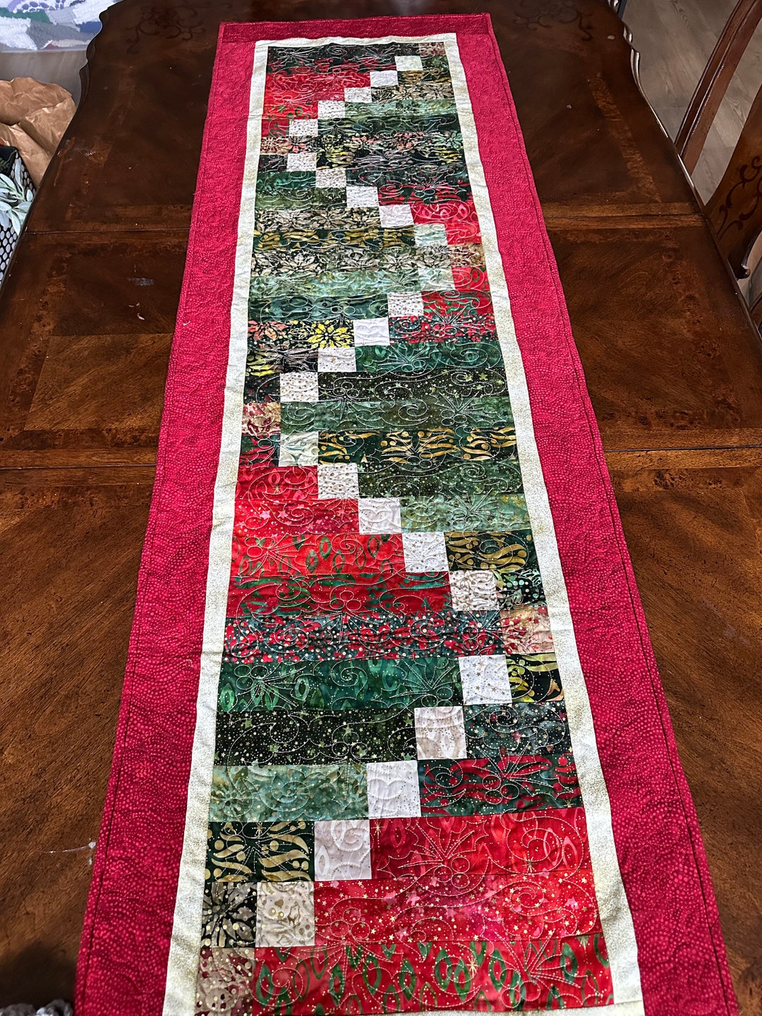 Christmas Table Runner, Approximately 22x 68 Inches, Various White ...