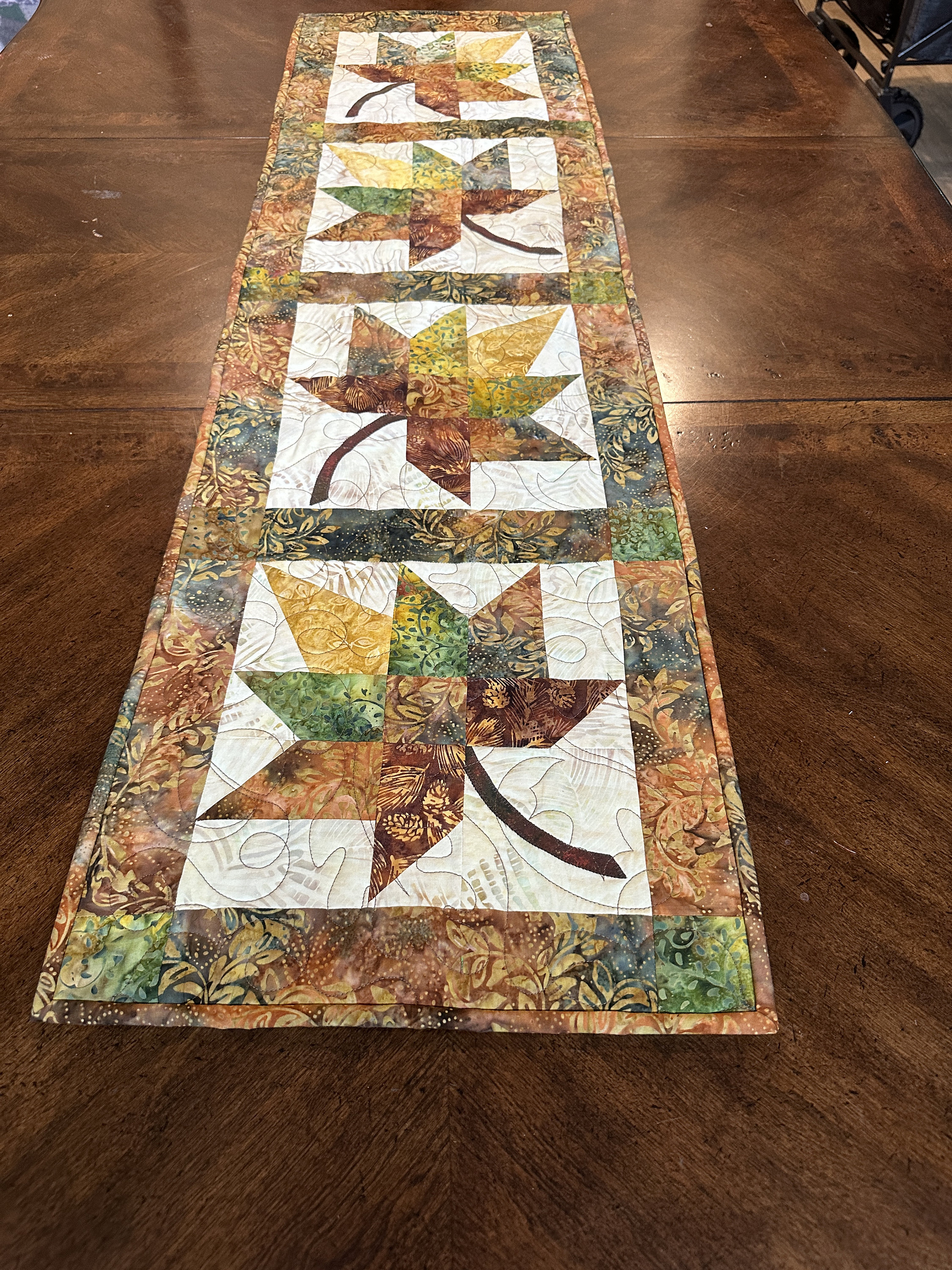 Leaf Table Runner - Etsy