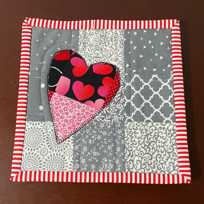 Valentine Mug Rugs - Etsy