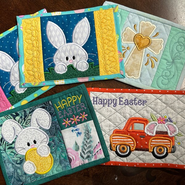 Easter Mug Rug - Etsy