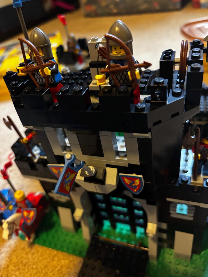 Vintage 1988 Lego Castle System 6085 Black Monarch’s Castle With ...