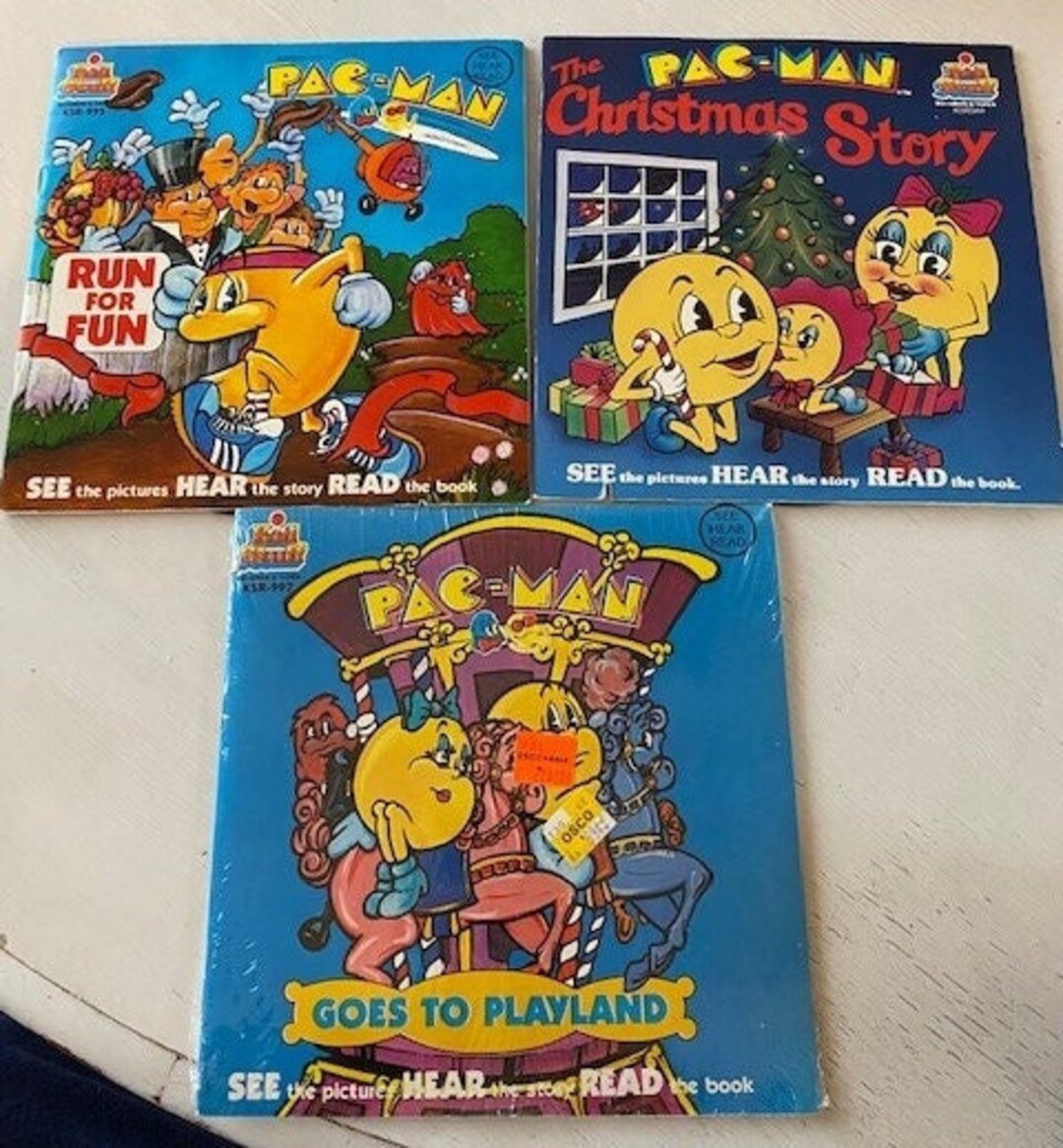 Vintage 1980s Pac-man Books and Records Collection (set of 3) - Etsy