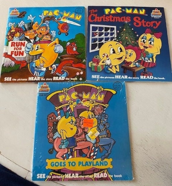 Vintage 1980s Pac-man Books and Records Collection set of 3 - Etsy