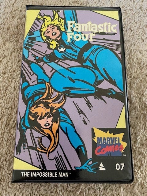 Vintage 1985 Marvel Comics Fantastic Four VHS Cartoon: the Impossible ...
