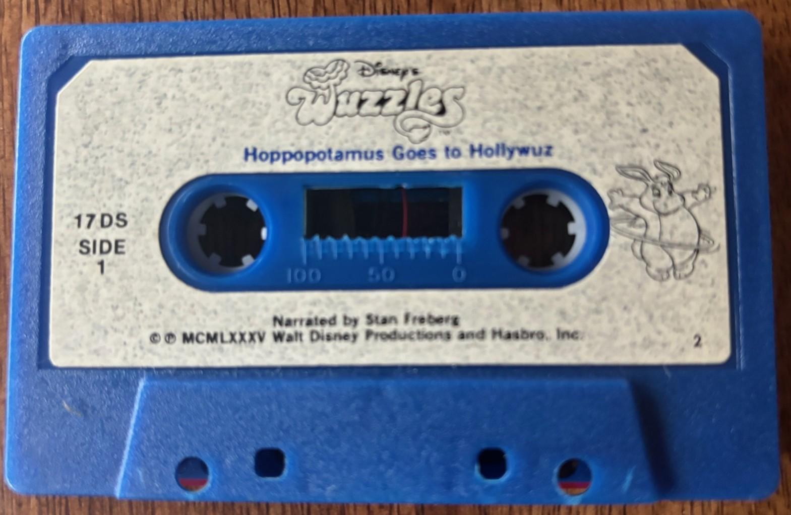 Vintage 1985 Disney's Wuzzles Books and Tape: Hoppopotamus Goes to ...