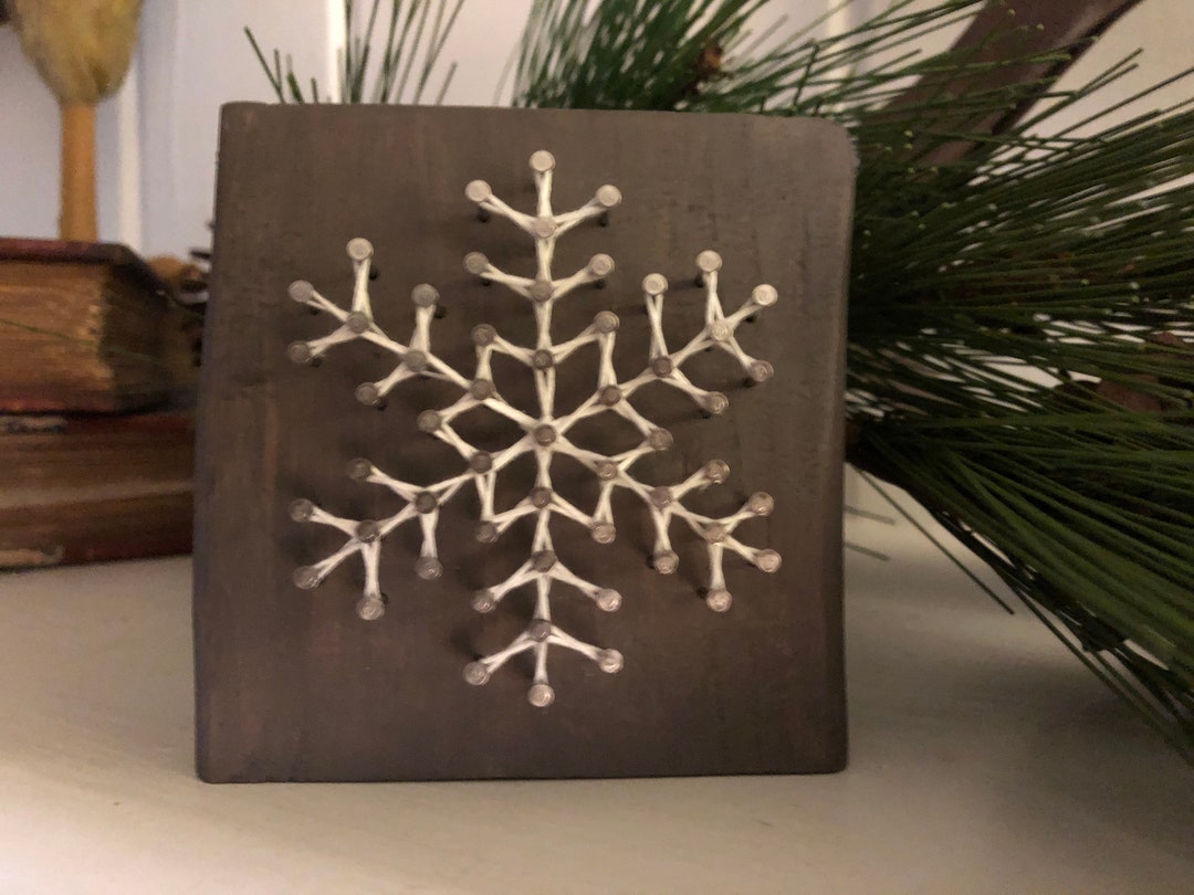 Snowflake String Art - Etsy