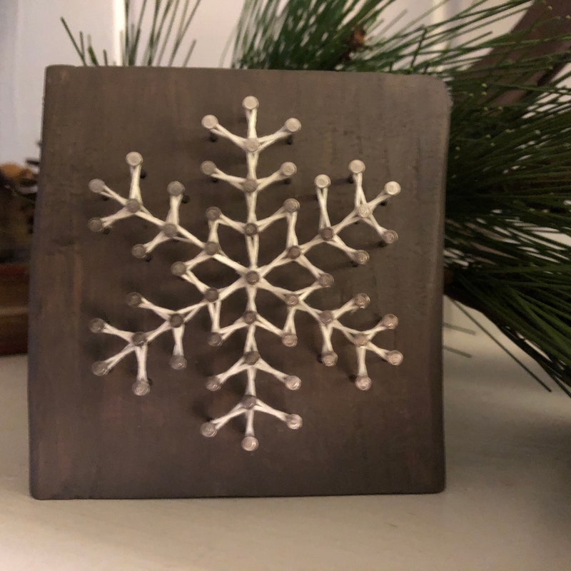 Snowflake String Art - Etsy