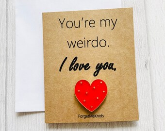 I Love You Weirdo | Etsy