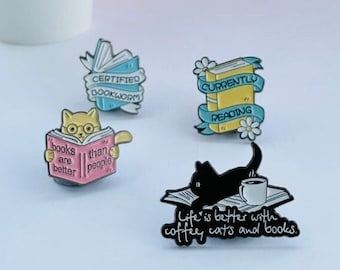 The Bookshop Enamel Pin - Etsy