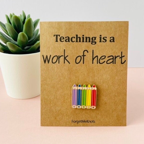 Teacher Pin - Etsy