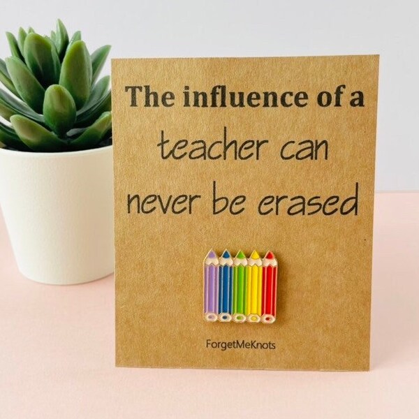 Teacher Pin - Etsy