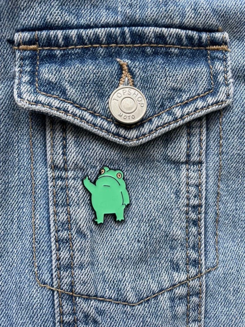 Quitter I Mean Happy Retirement Frog Enamel Pin Badge Good - Etsy