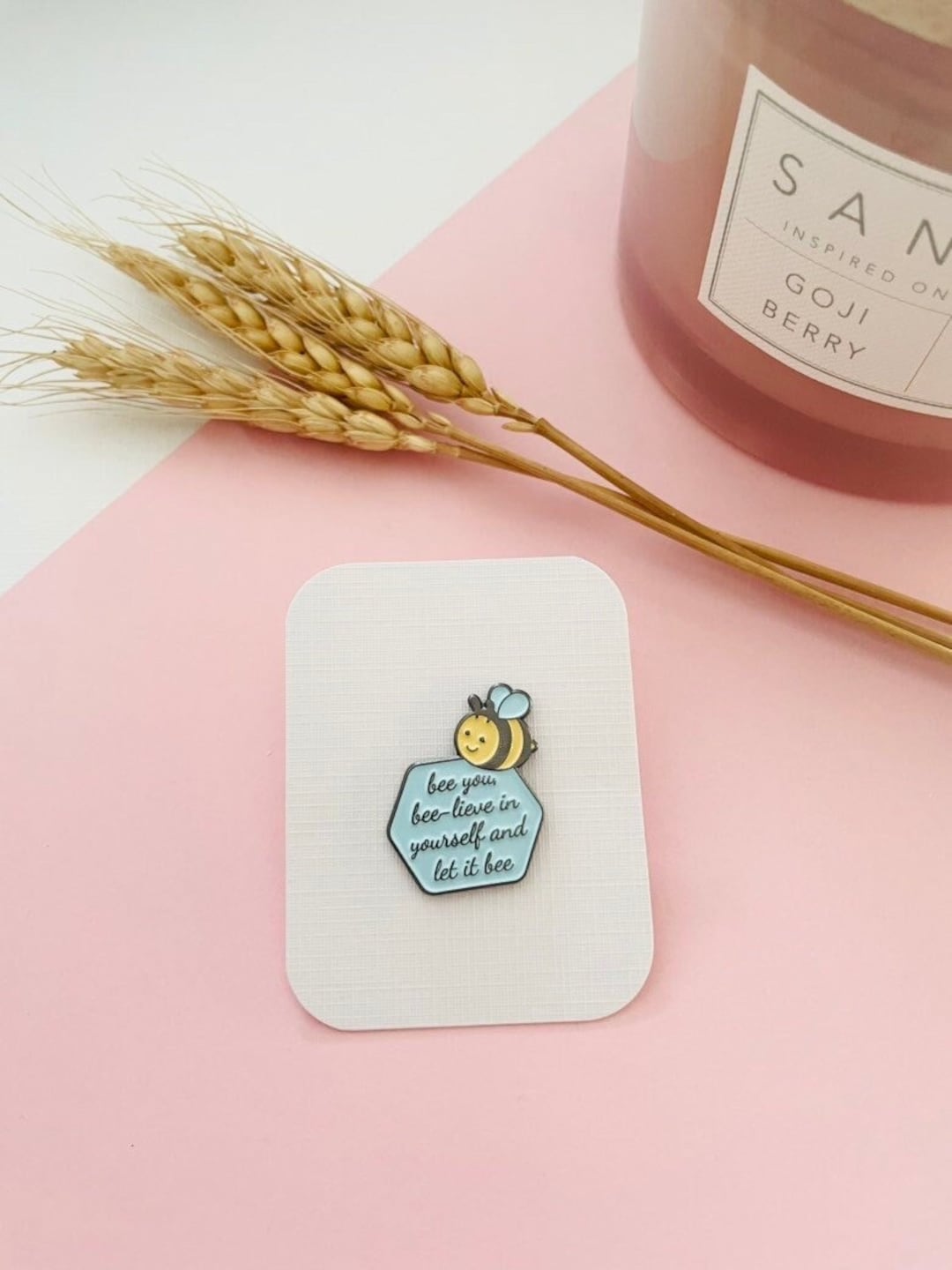 Bee You, Bee-lieve in Yourself and Let It Bee Enamel Pin Badge, You Got ...