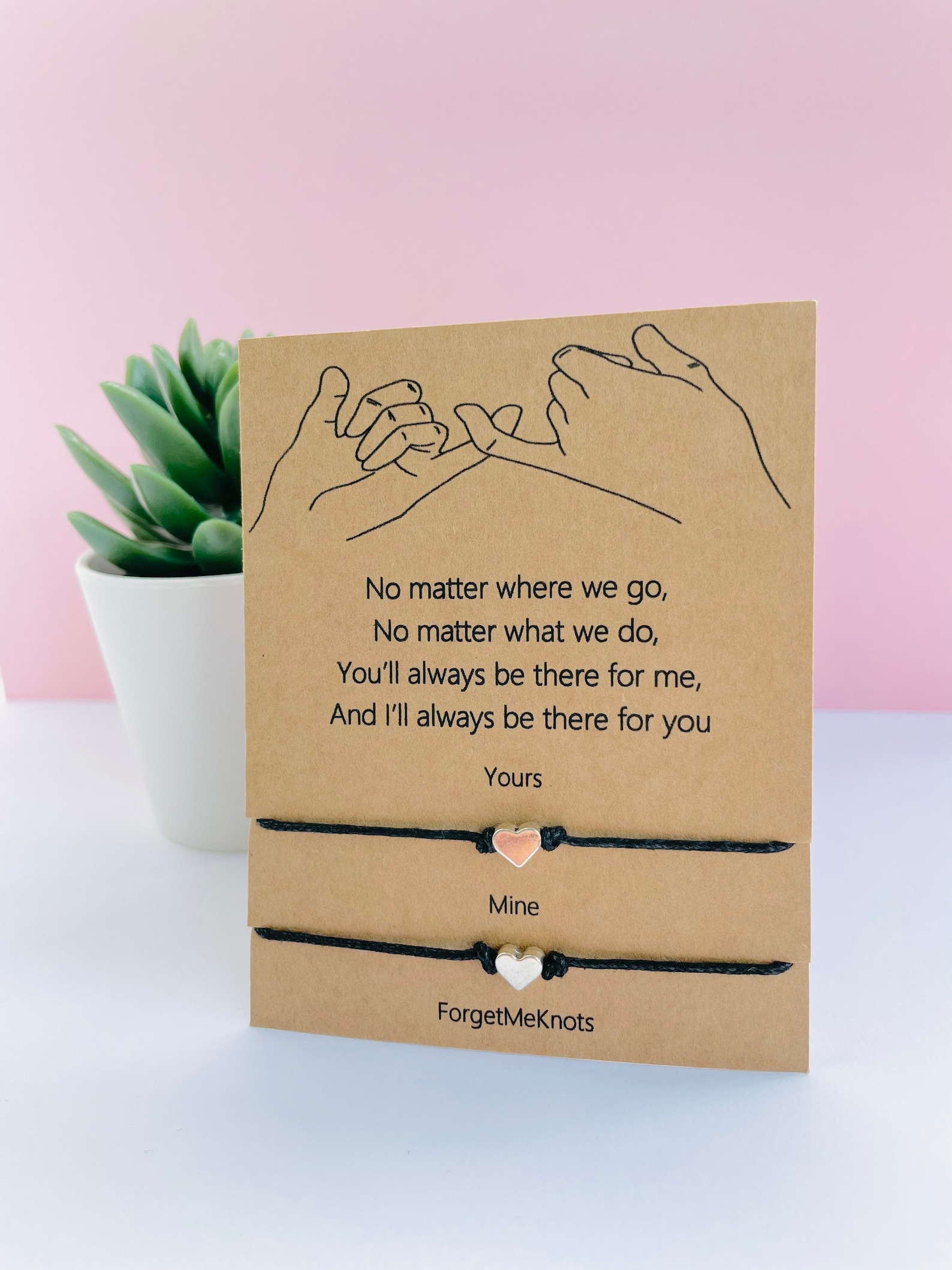 Pinky Promise Matching Wish Bracelet - Etsy