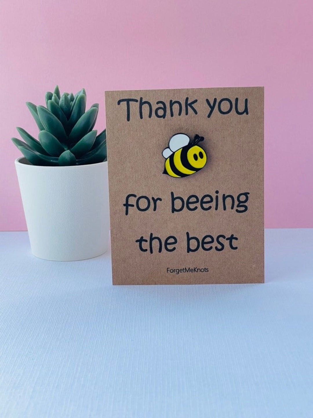 Thank You for Beeing the Best Bee Enamel Pin Badge, Appreciation Gifts ...
