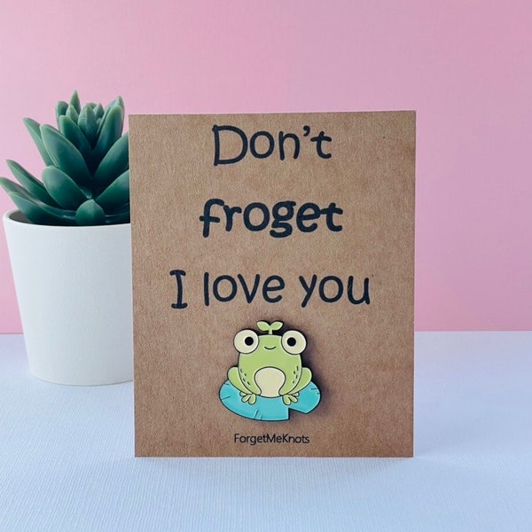Frog Card - Etsy