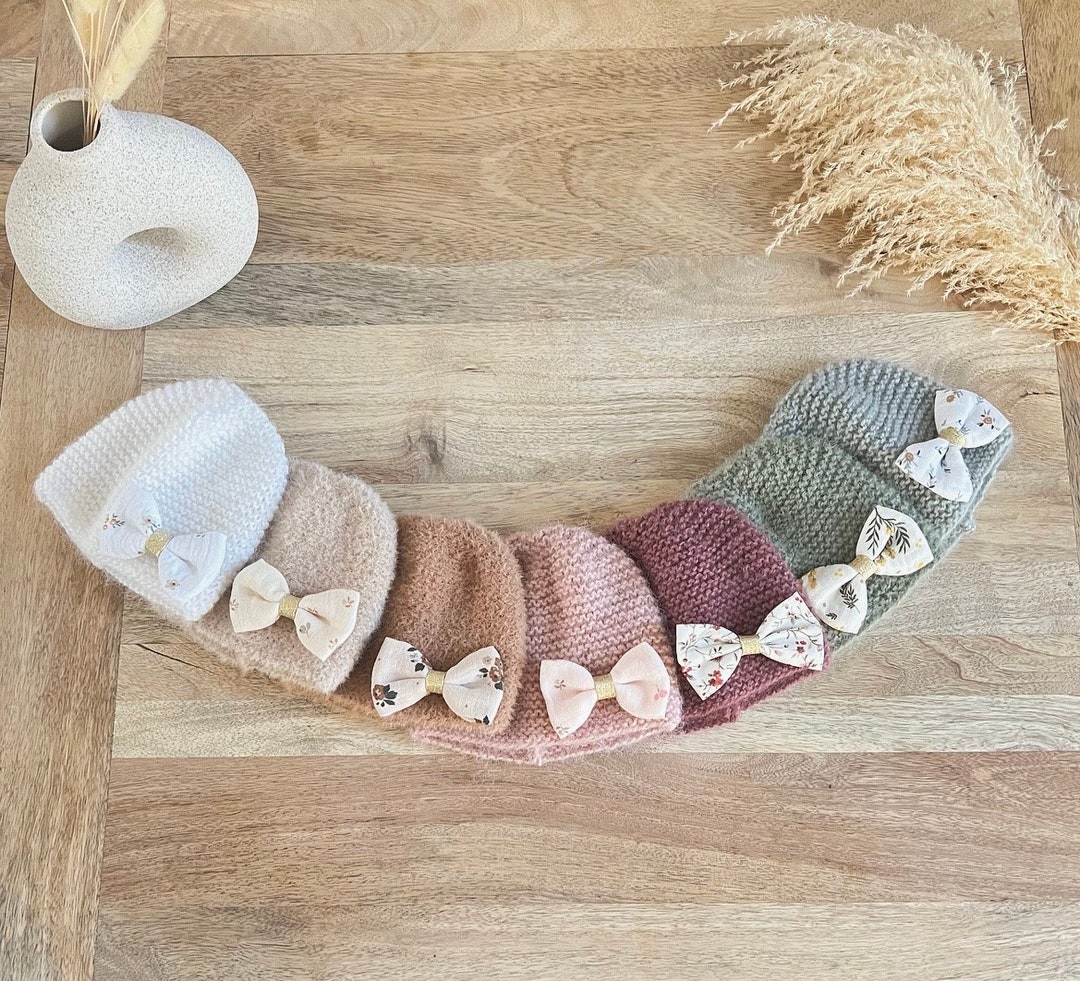 Baby Wool Hat With Knot - Etsy