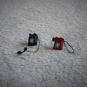 Retro Telephone Dangle Stud Earrings, Novelty Rotary Dial Phone Jewelry ...