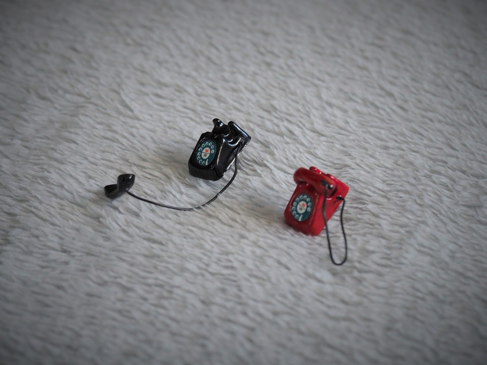 Retro Telephone Dangle Stud Earrings Novelty Rotary Dial - Etsy