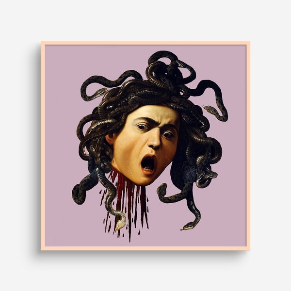 Mythology Medusa Caravaggio - Etsy