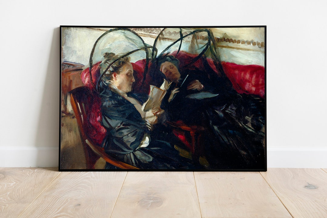 Mosquito Nets Moody Wall Art John Singer Sargent Women - Etsy