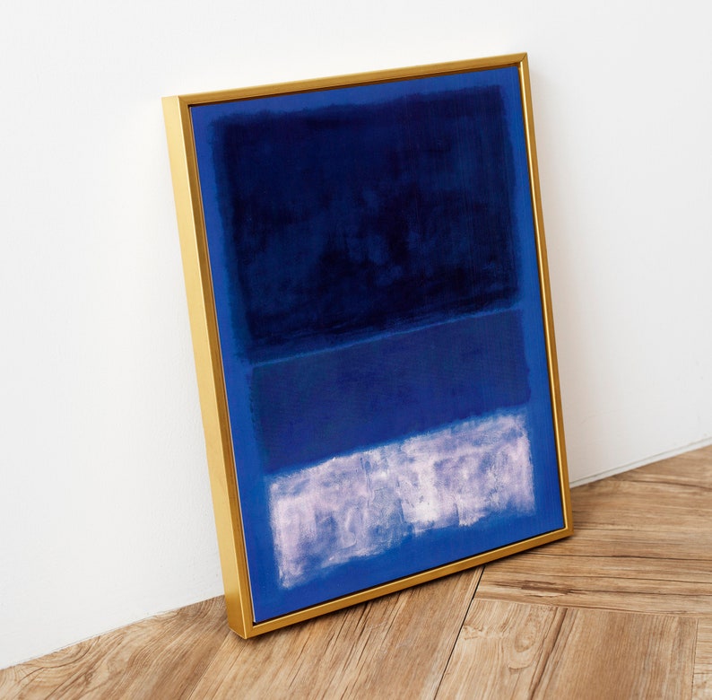Mark Rothko Poster Rothko Blue Art Print Abstract - Etsy