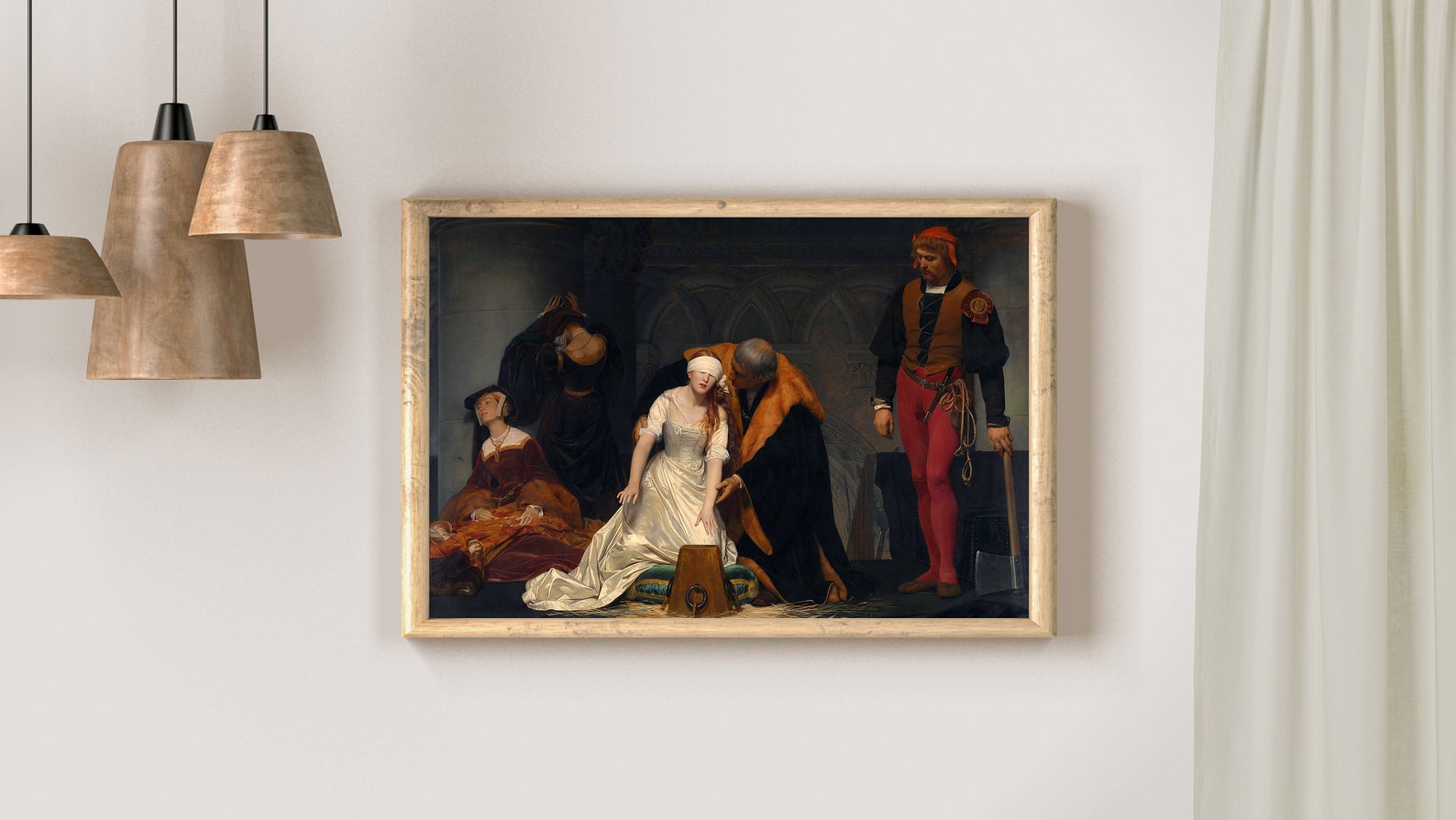 Paul Delaroche the Execution of Lady Jane Grey 1833 - Etsy