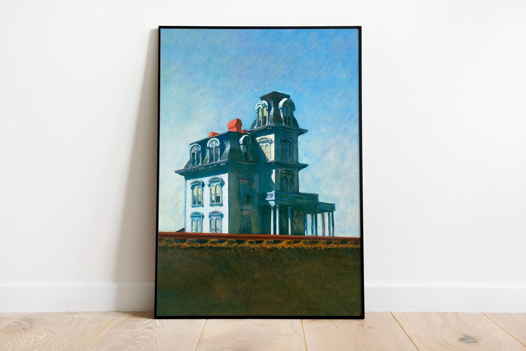 Edward Hopper the House by the Railroad Poster, Psycho House, Realism ...