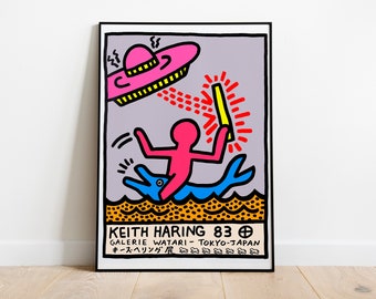 Keith Haring Poster - Etsy
