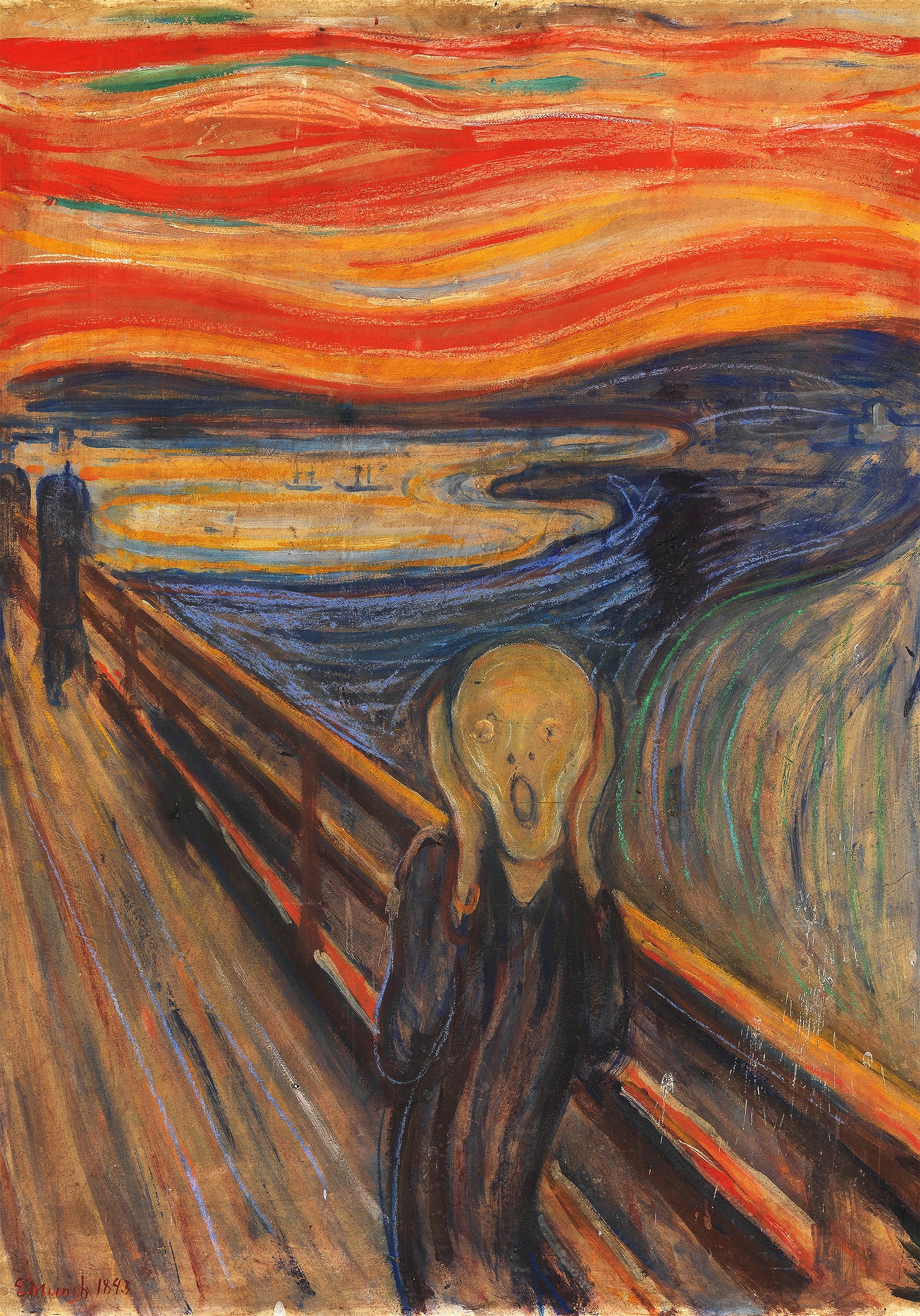 Edvard Munch Der Schrei 1893 Expressionismus Kunstdruck | Etsy