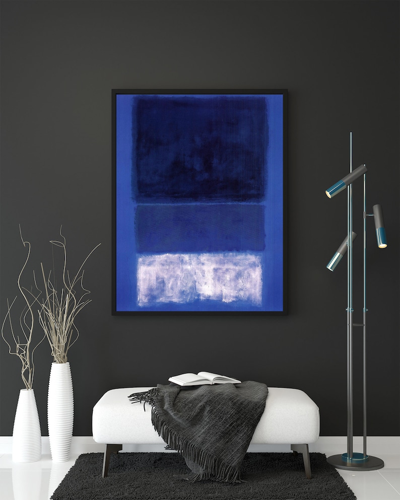Mark Rothko Poster Rothko Blue Art Print Abstract - Etsy