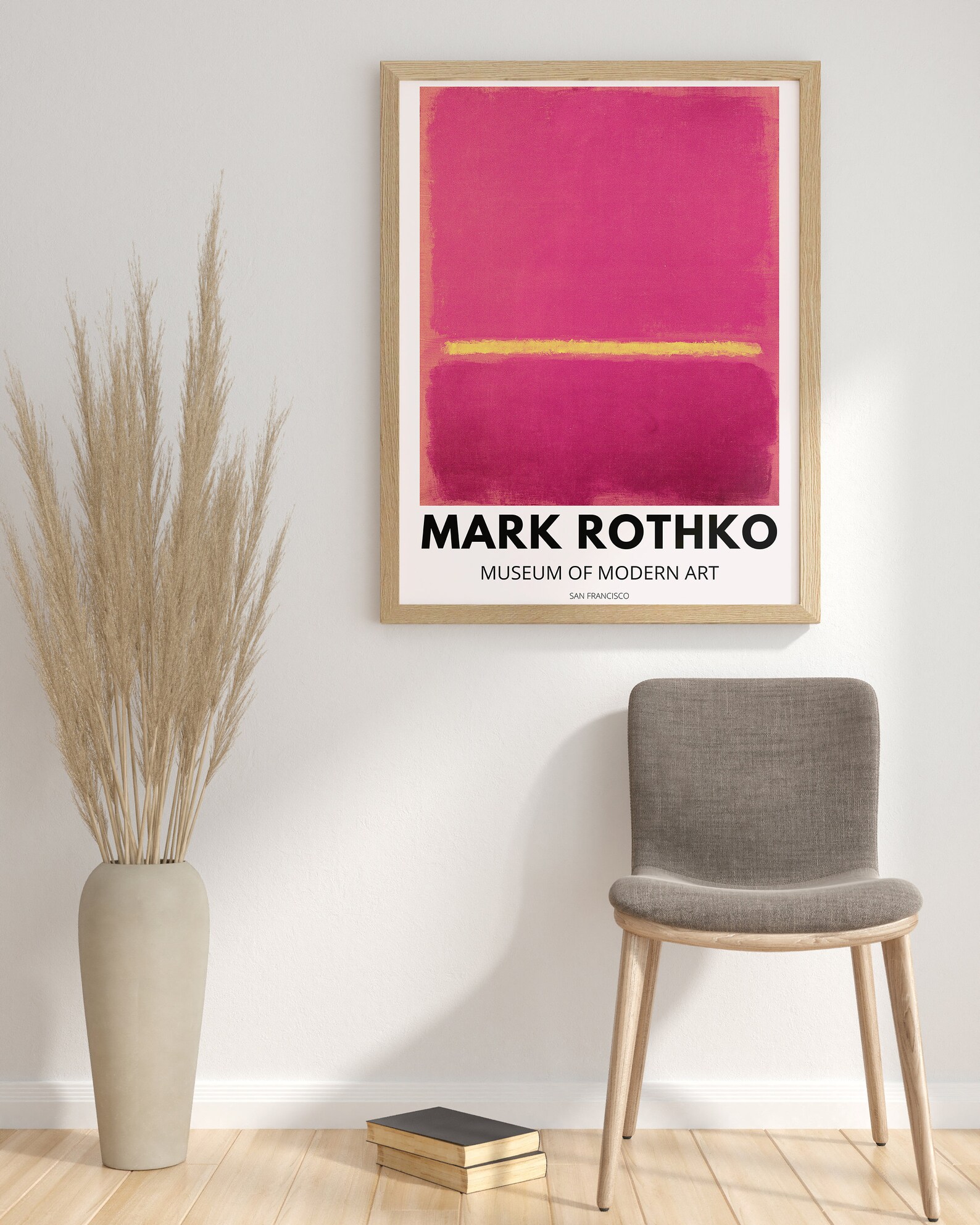 Mark Rothko Exhibition Poster Rothko Pink Art Print - Etsy