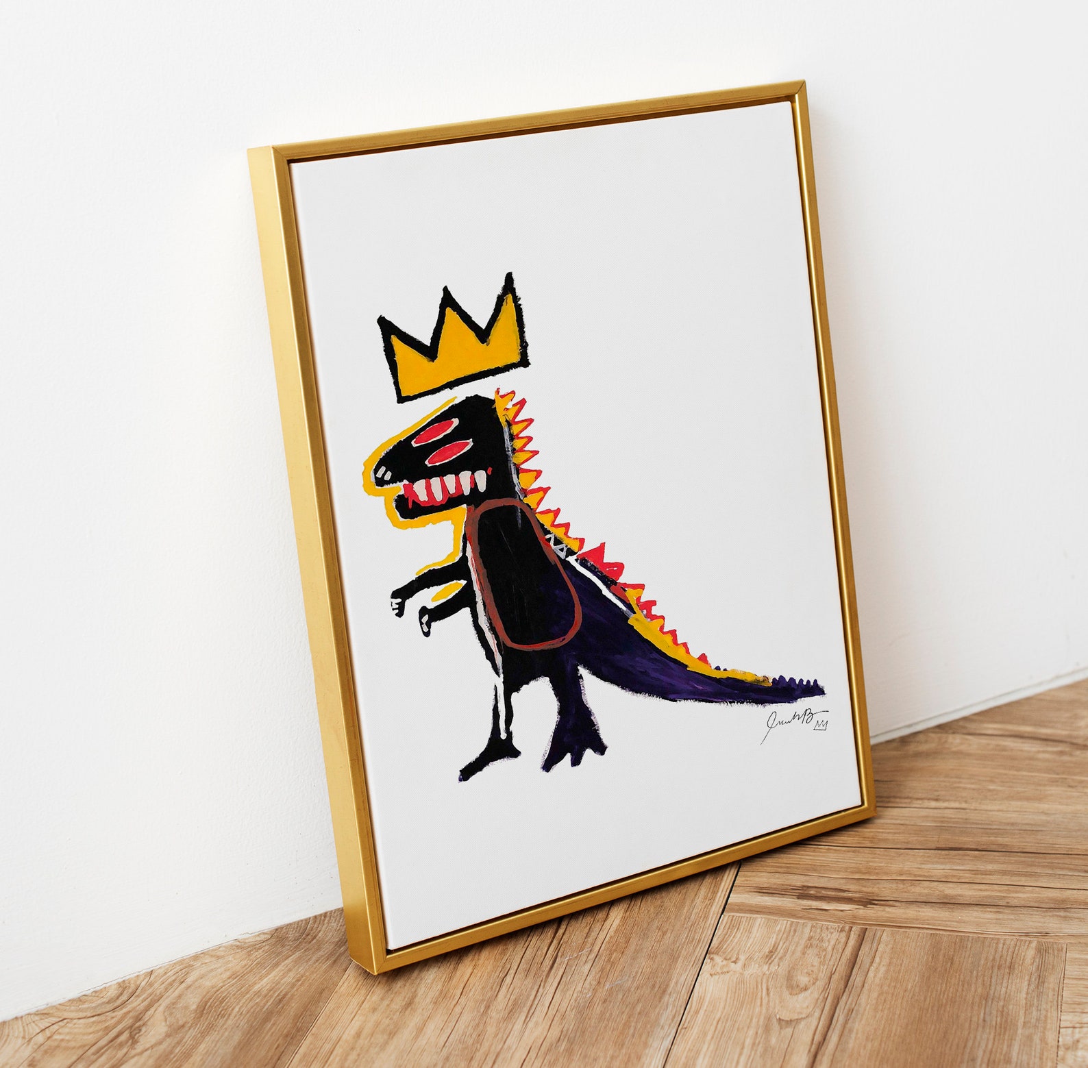 Jean Michel Basquiat Dino Print Basquiat Dinosaur Wall Art - Etsy Australia