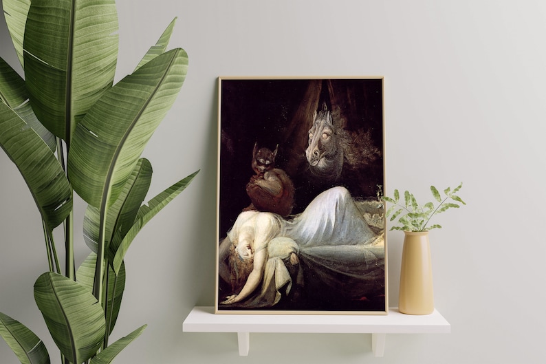 Henry Fuseli the Nightmare Art Print Fuseli Dark Gothic - Etsy