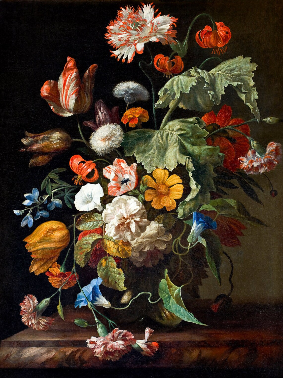 Rachel Ruysch Vanitas Still Life With Flowers Memento Mori - Etsy UK