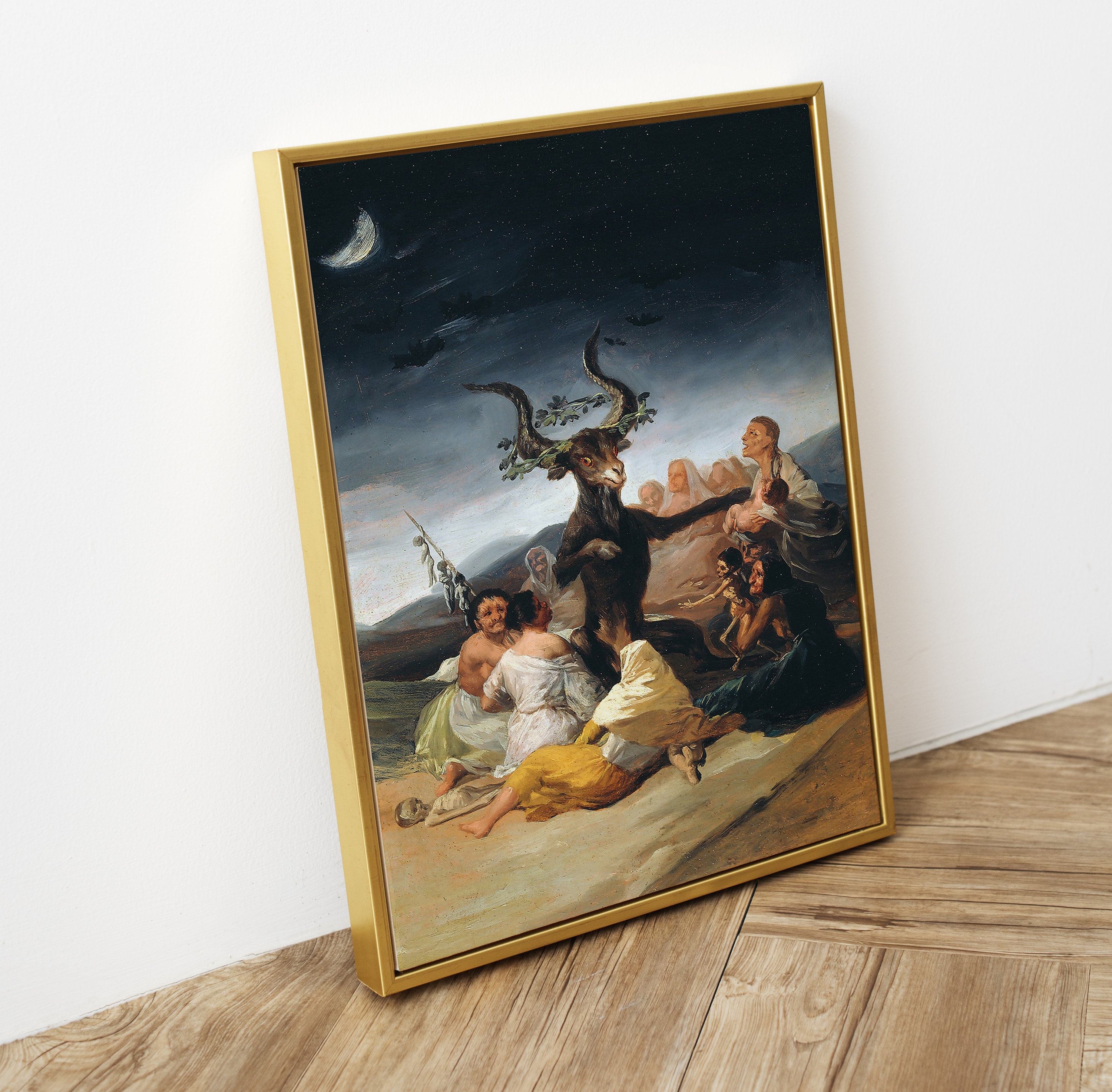 Francisco Goya Witches' Sabbath Poster Black Phillip - Etsy UK