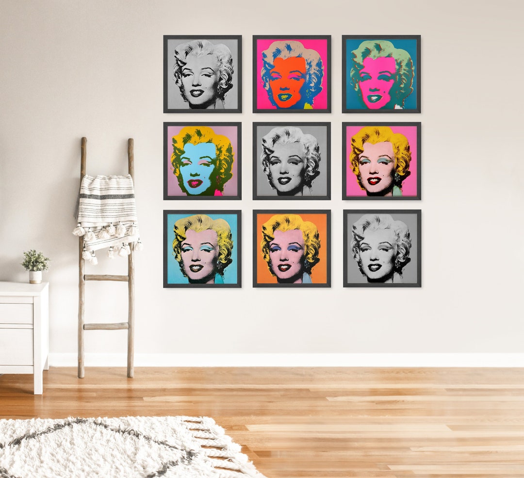 Andy Warhol Set von 9 Drucken, 9 Marilyn Monroe Drucke, Warhol ...