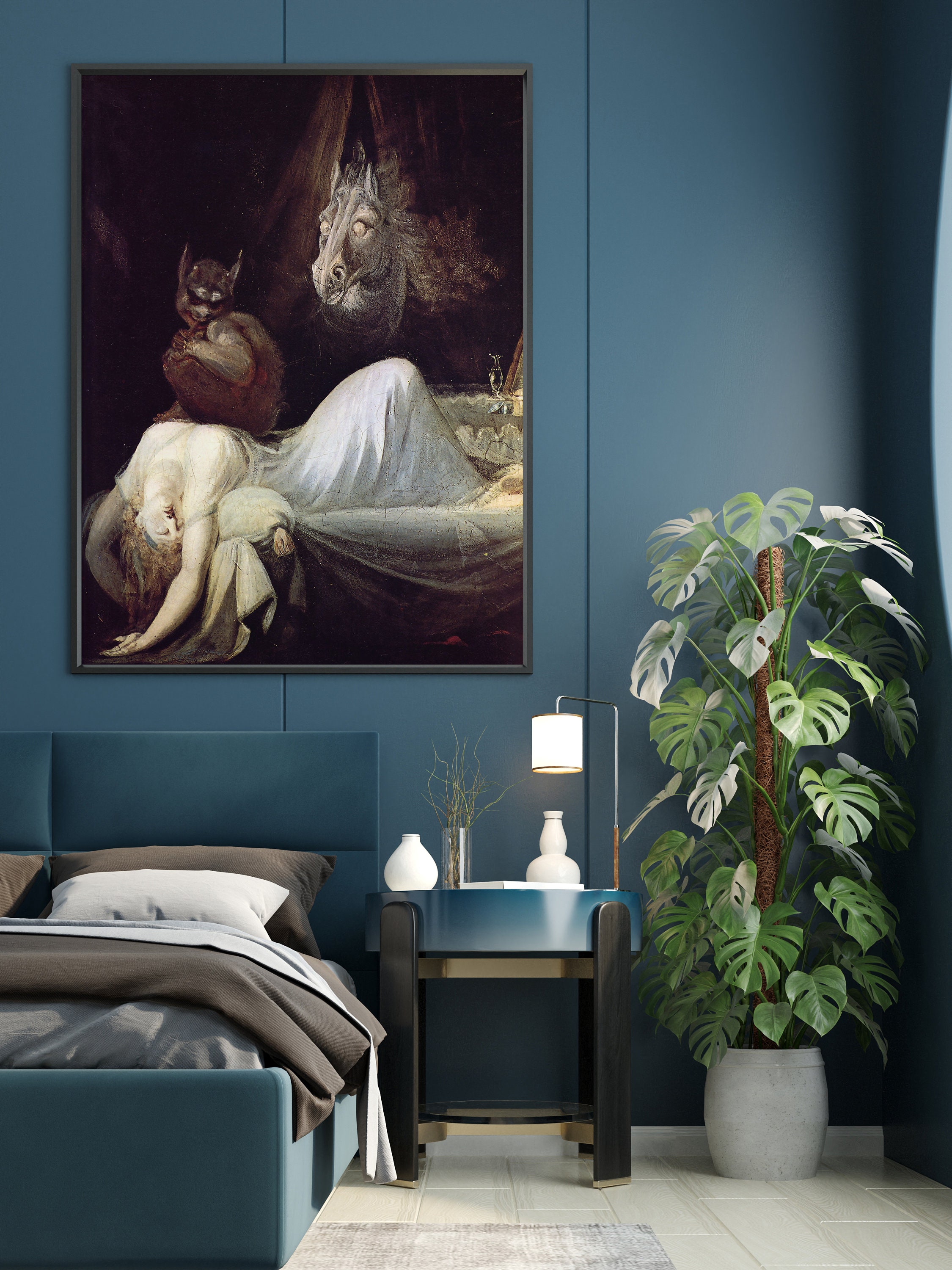 Henry Fuseli the Nightmare Art Print Fuseli Dark Gothic - Etsy UK