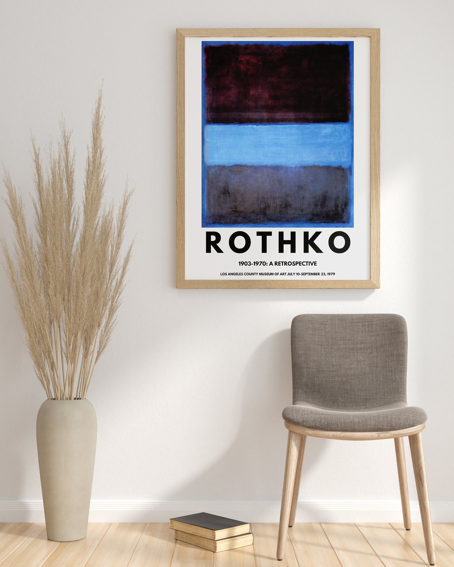 Mark Rothko Exhibition Poster Rothko Blue Art Print Abstract - Etsy