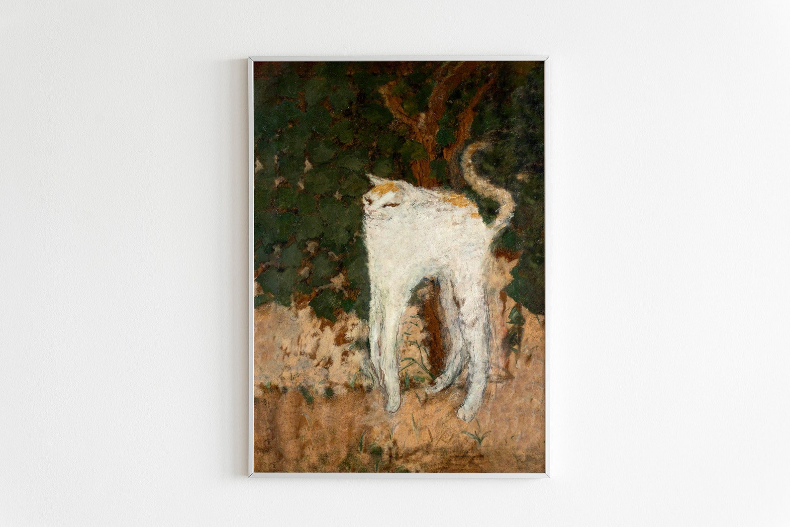 Pierre Bonnard Le Chat Blanc Poster Meme Cat Painting White - Etsy