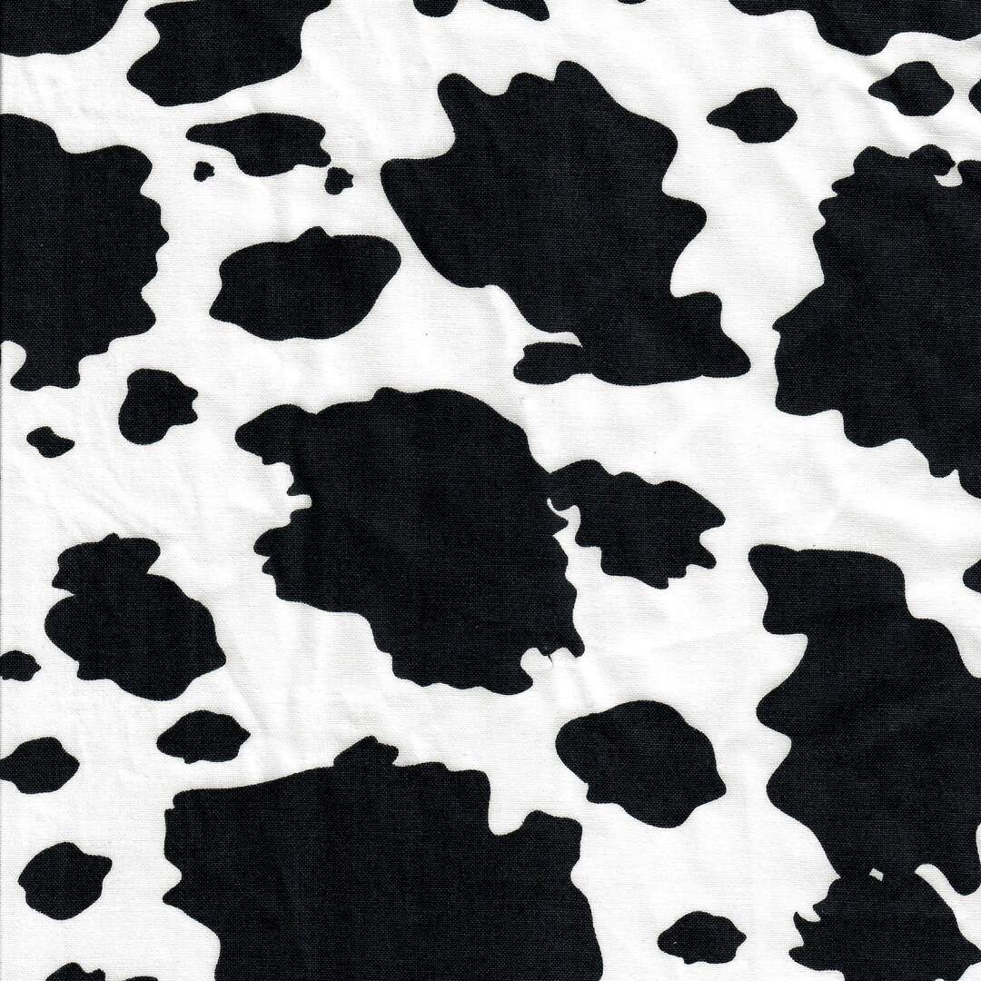 Cow Quilt Cotton Fabric Sold by the 1/4 Yard-quantity of 4 = 1 ...