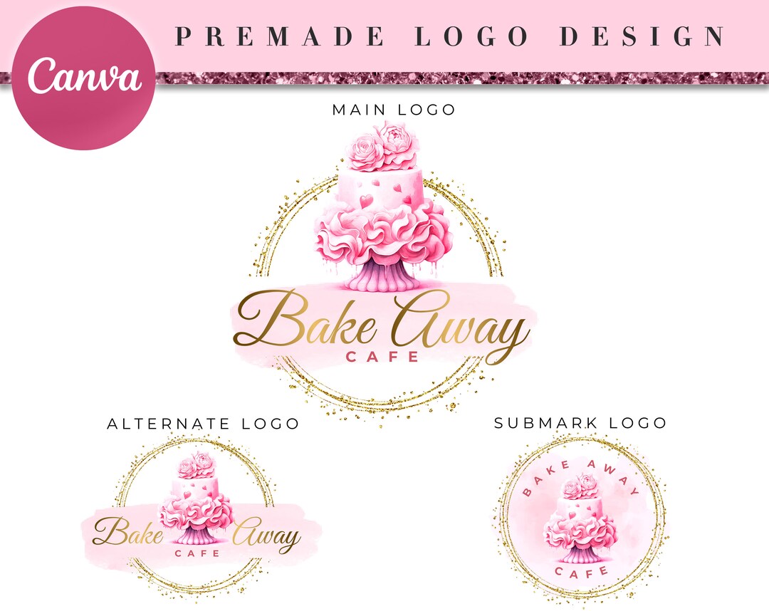 Baking Logo, Bakery Logo, Cake Logo Design, Bakery Logo Canva, Dessert ...